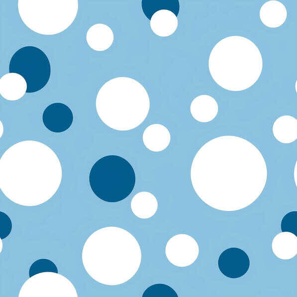 Download Blue and White Polka Dot Pattern on Light Blue Background ...