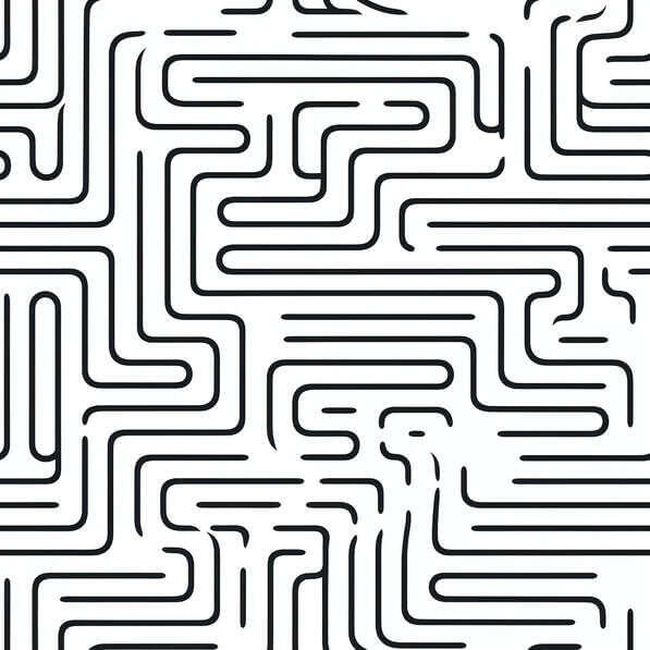 Download Black and White Seamless Maze Pattern Patterns Online ...