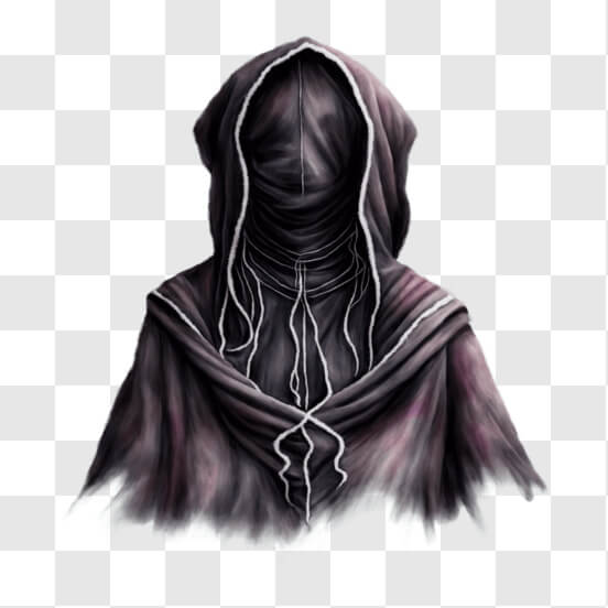 Download Mysterious Hooded Figure with Glowing Orb PNG Online ...