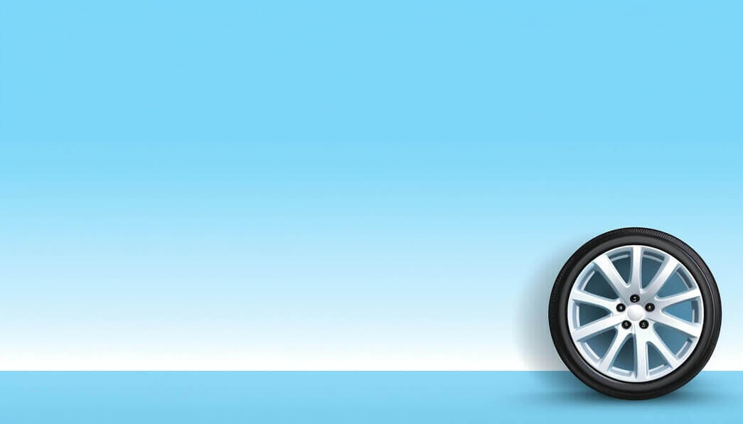 Download Car Wheel on Blue Background Backgrounds Online - Creative Fabrica