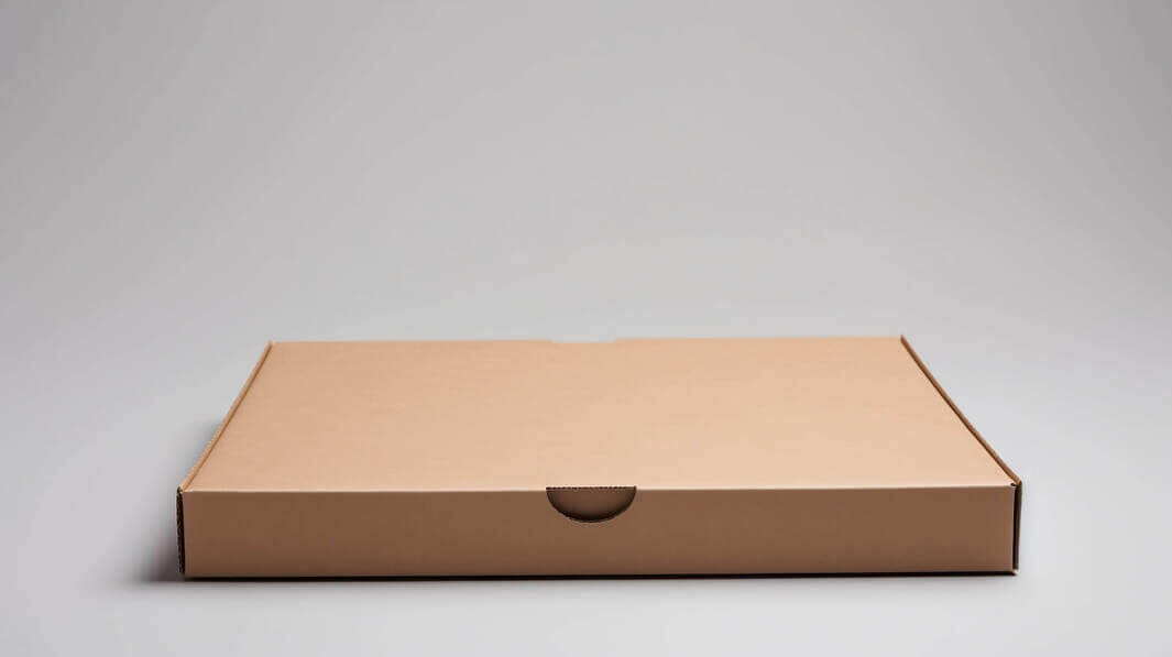 Download Empty Brown Cardboard Box on Gray Background Mockups Online ...