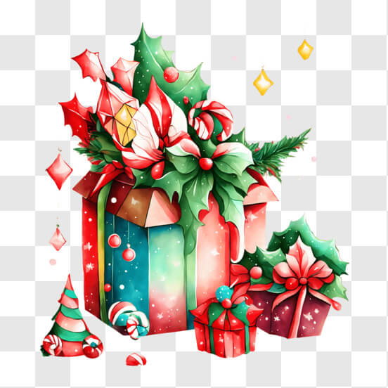 Christmas Box PNG - Download Free & Premium Transparent Christmas Box ...
