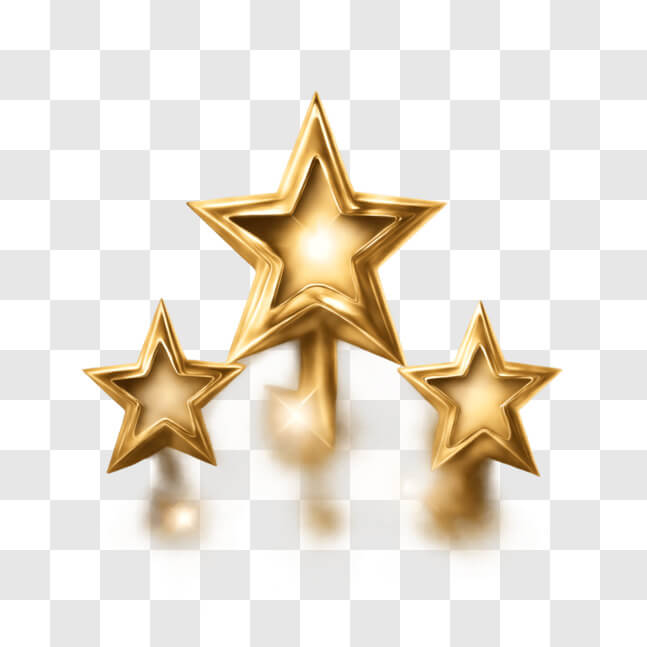 Download Gold Stars Stack for Celebrations and Awards PNGs Online ...