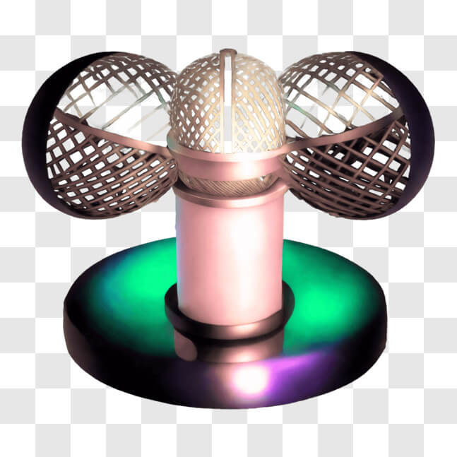 Download Circular Microphone with Metal Balls PNGs Online - Creative ...
