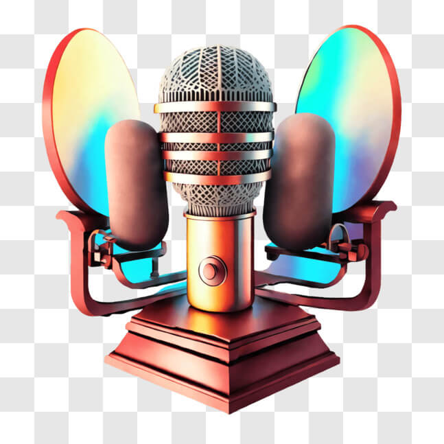Download Colorful Microphone and Speakers for Recording and ...
