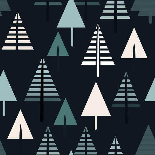 Download Seamless Pine Tree Pattern for Holiday Decor Patterns Online ...