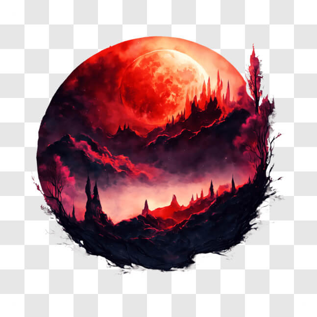 Blood Moon PNG - Download Free & Premium Transparent Blood Moon PNG ...