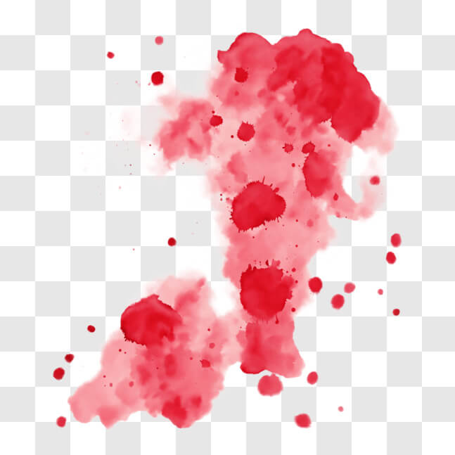 Download Red Splotch on Black Canvas PNGs Online - Creative Fabrica