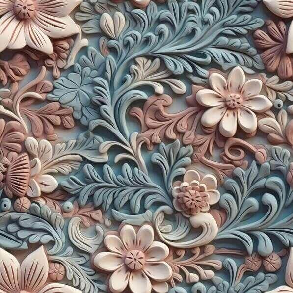 Download Floral Pattern Polymer Clay Decoration Patterns Online ...