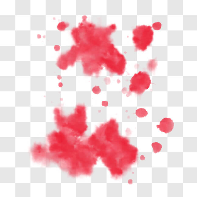 Download Red Paint Splotches on Black Background PNGs Online - Creative ...