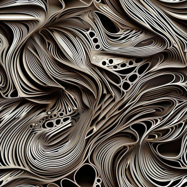 Descarga Patrón de Líneas y Curvas Giratorias Abstractas Patrones En ...