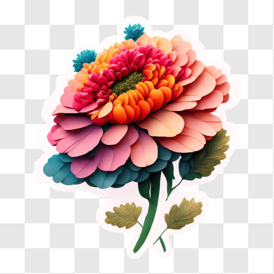 Flower Sticker PNG - Download Free & Premium Transparent Flower Sticker ...