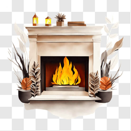 Fireplace Fire PNG - Download Free & Premium Transparent Fireplace Fire ...