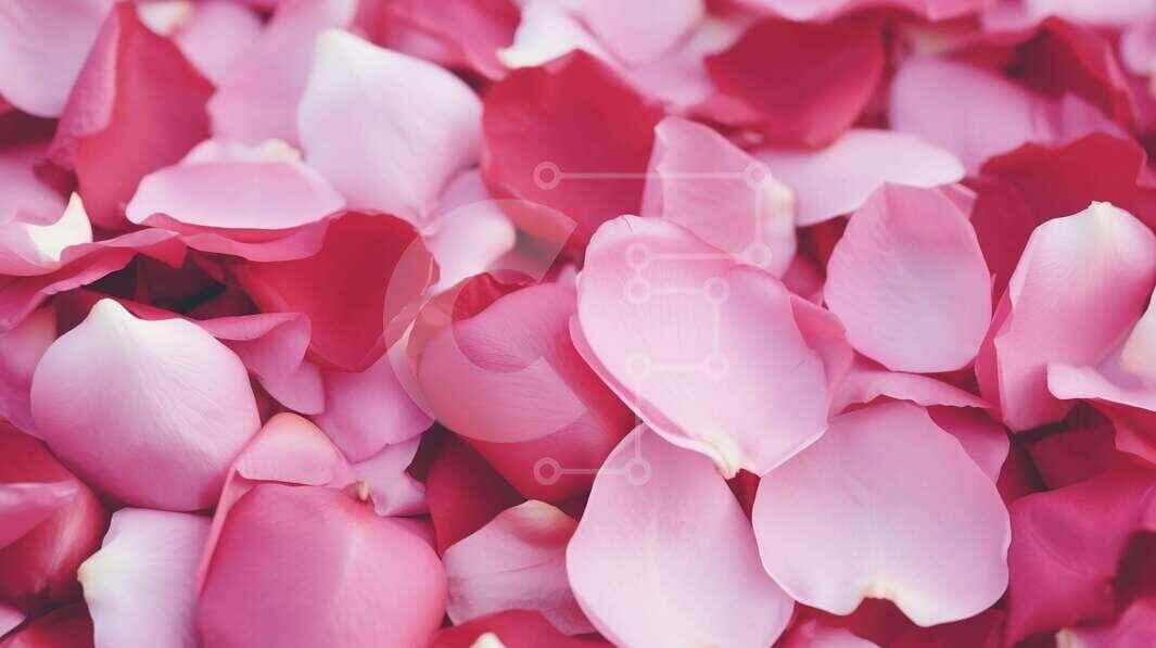 Beautiful Pink and White Petal Petals for Decor stock photo | Creative Fabrica