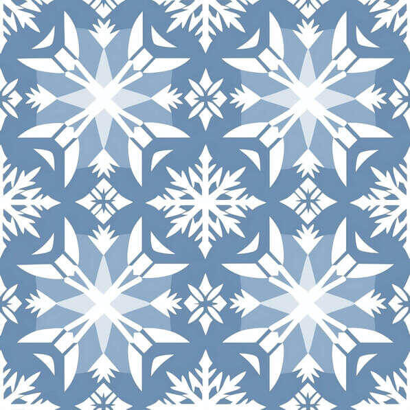 Download Blue and White Snowflake Pattern for Decorative Use Patterns ...
