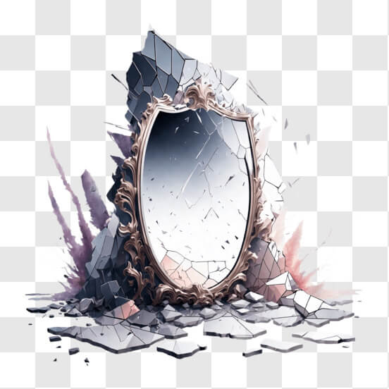 Broken Mirror PNG - Download Free & Premium Transparent Broken Mirror ...