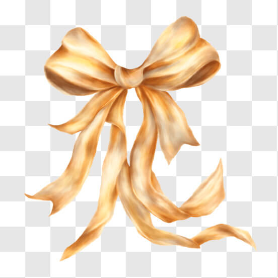 Gold Ribbon Bow PNG - Download Free & Premium Transparent Gold Ribbon ...