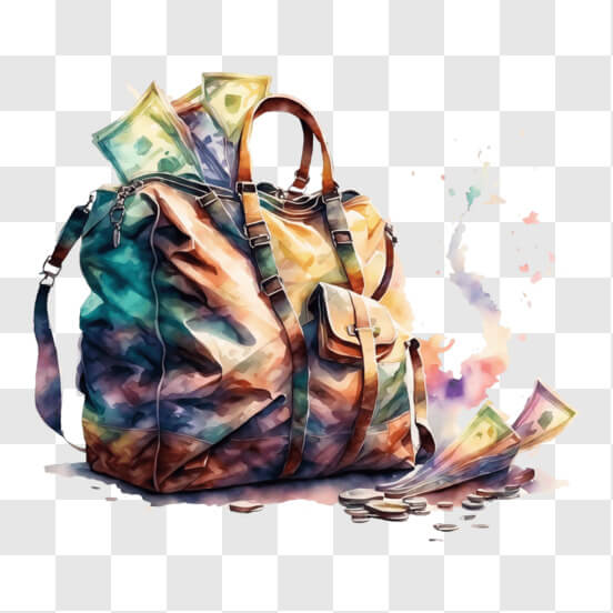 Duffle Bag Of Money PNG - Download Free & Premium Transparent Duffle ...