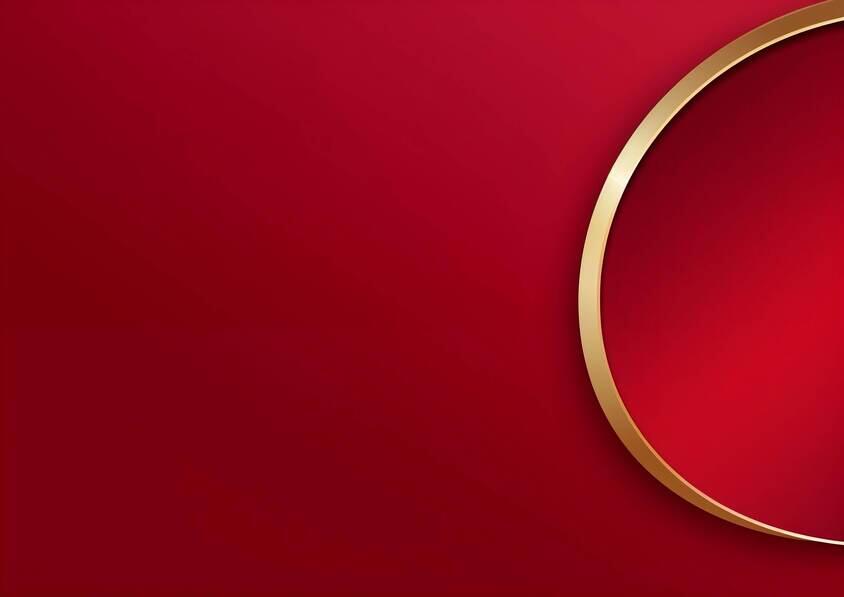 Download Red Background with Oval Frame and Gold Trim Backgrounds ...