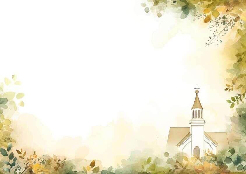 Download Church with Flowers and Autumn Leaves Backgrounds Online ...