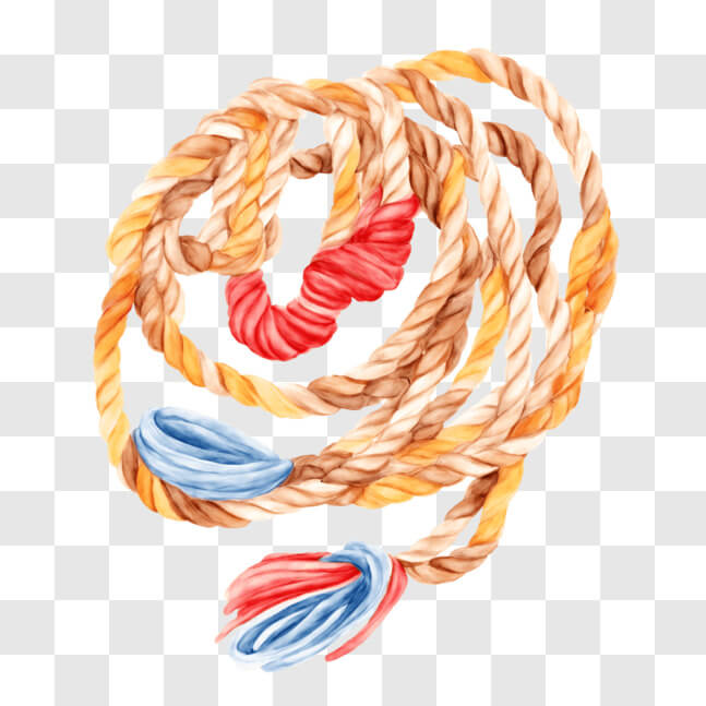 Download Colorful Rope for Rodeo and Entertainment PNGs Online ...