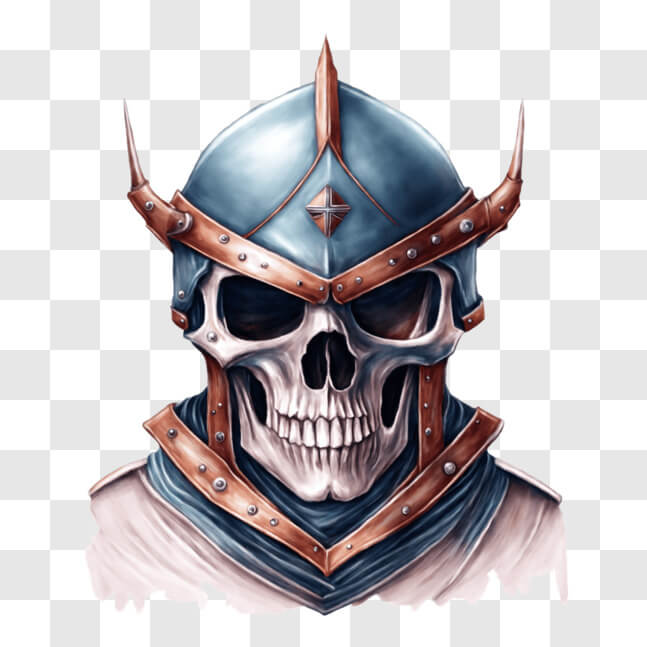 Download Fantasy Skull with Armored Headdress and Helmet PNGs Online ...