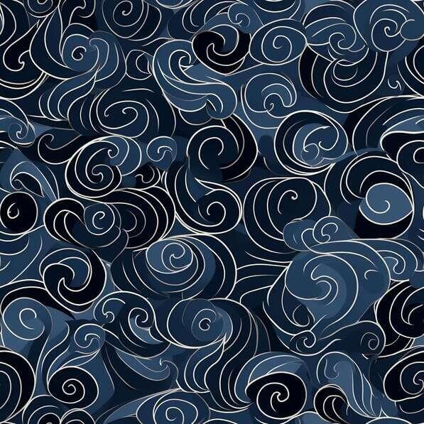 Download Blue and Black Swirl Seamless Pattern Patterns Online ...