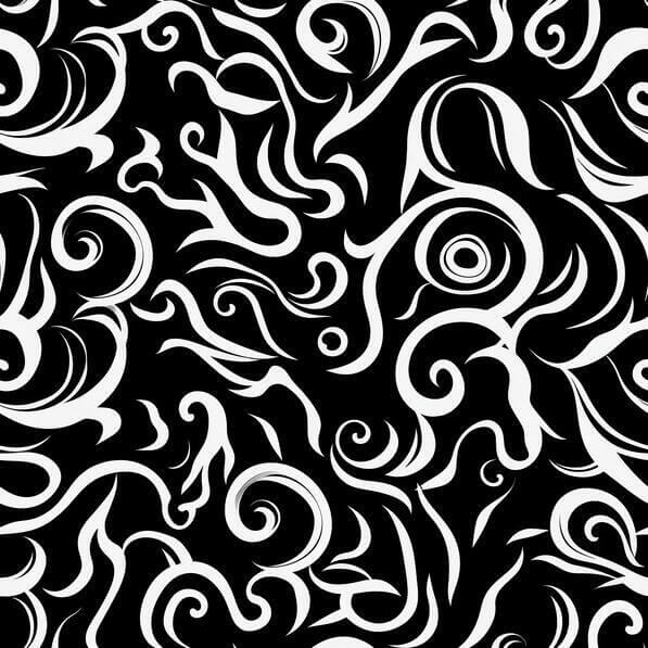 Download Black and White Swirl Seamless Pattern Patterns Online ...