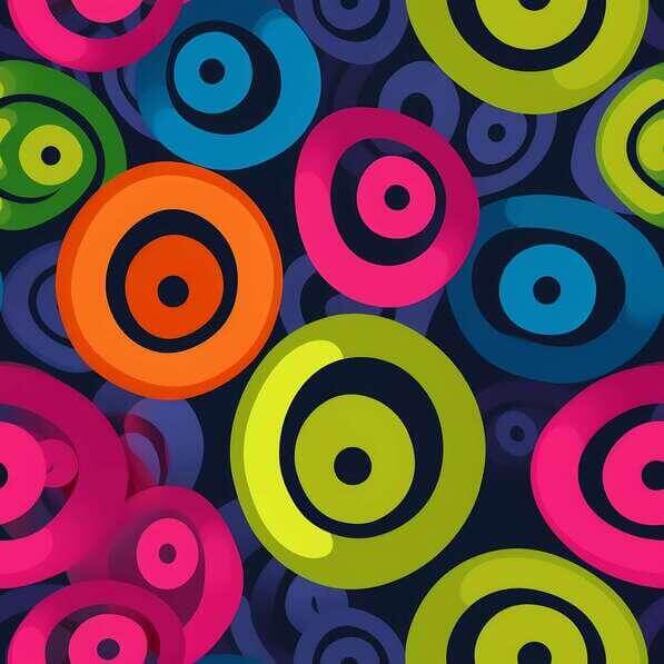 Download Colorful Circle Seamless Pattern for Indoor and Outdoor Use ...