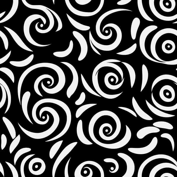 Download Black and White Seamless Swirl Pattern Patterns Online ...