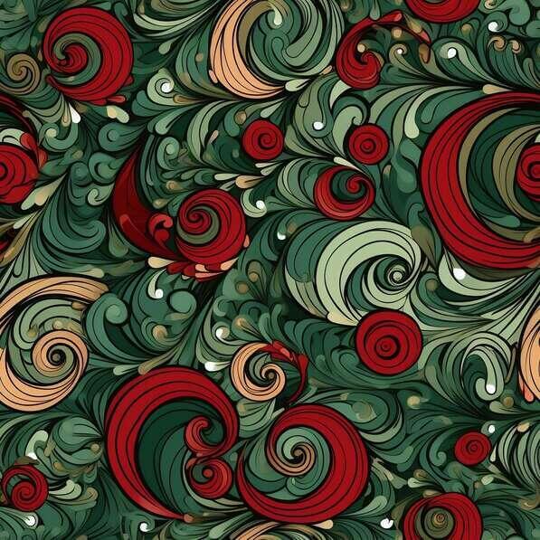 Download Green Decorative Swirl Pattern Background Patterns Online ...
