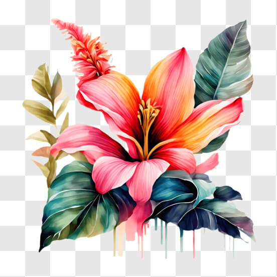 Flor Havaiana PNG- Baixe imagens gratuitas e transparentes em Flor ...