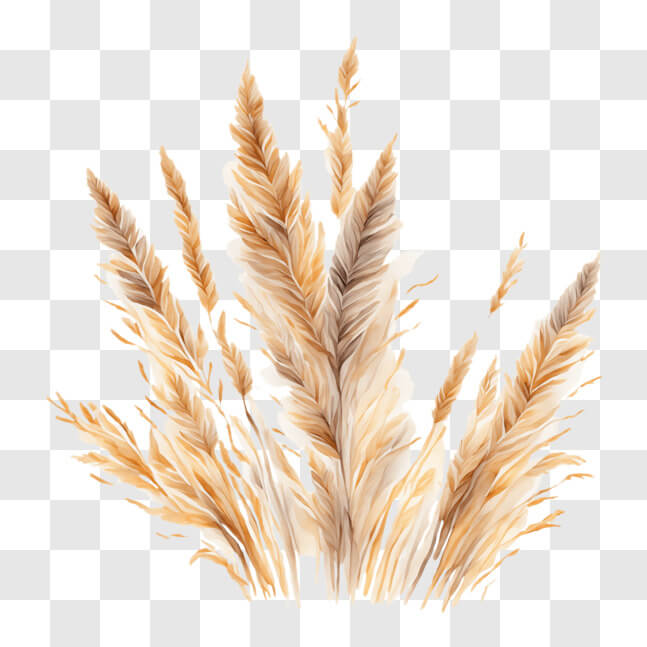 Download Assorted Dry Grasses in Various Stages of Growth PNGs Online ...