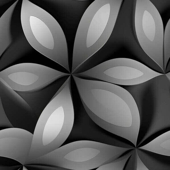 Download Black and Gray Abstract Leaf Pattern Background Patterns ...