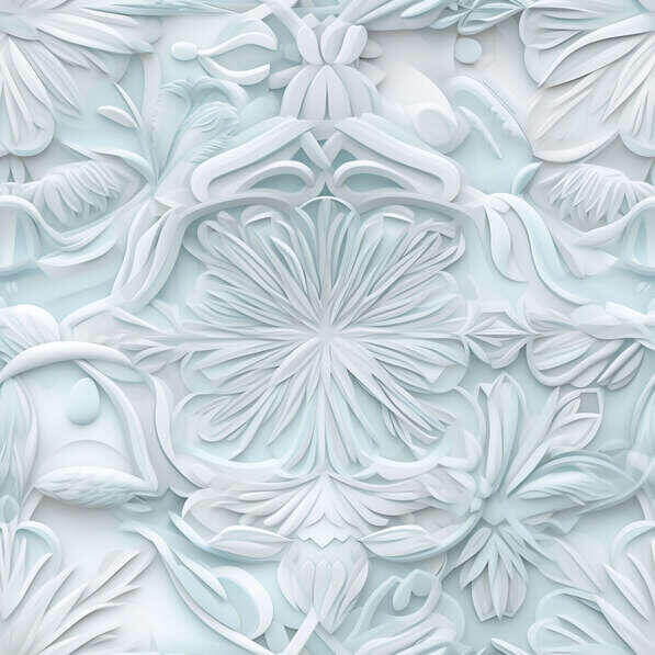 Download Intricate Paper Cutout Design with Flowers, Leaves, and ...