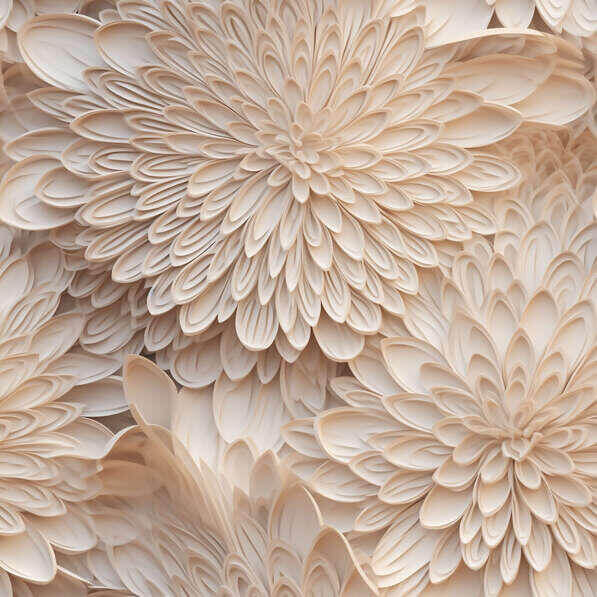Download Close-up of Beige and Cream Paper Flowers Patterns Online ...