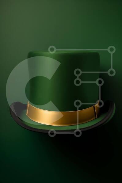 Celebrate St. Patrick's Day with a Green Top Hat stock photo | Creative ...