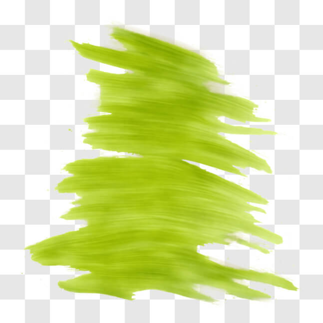 Download Green Abstract Tree Brush Stroke Painting PNGs Online ...