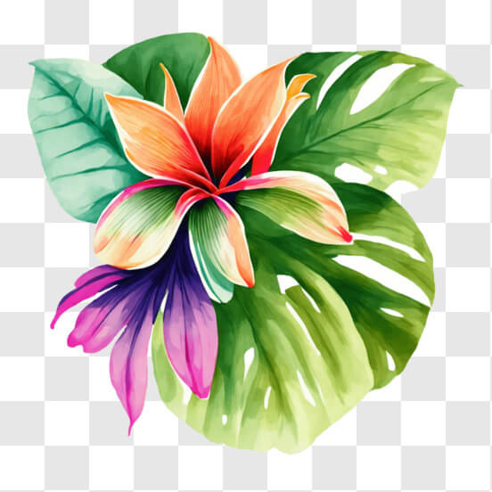 Tropical Flower PNG - Download Free & Premium Transparent Tropical ...