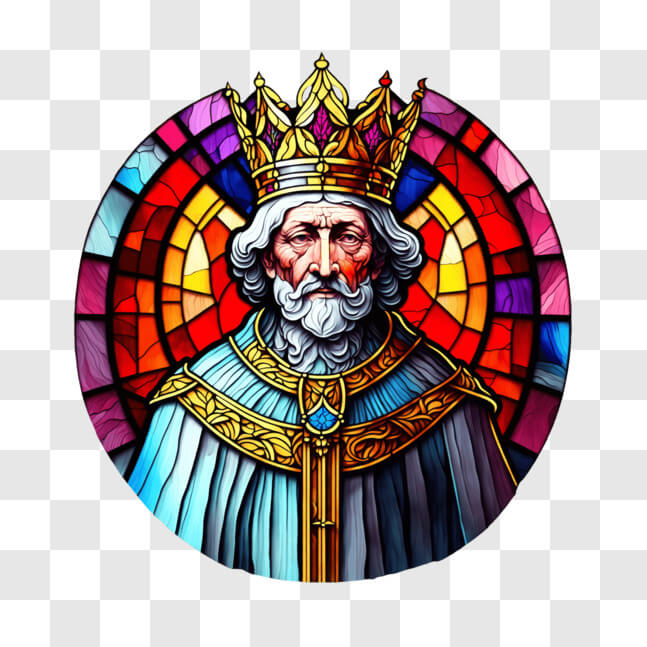 Download Stained Glass Window of King George III PNGs Online - Creative ...