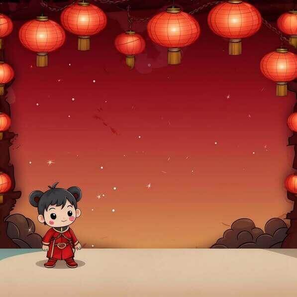 Download Traditional Chinese Cartoon Character in Intricate Setting ...