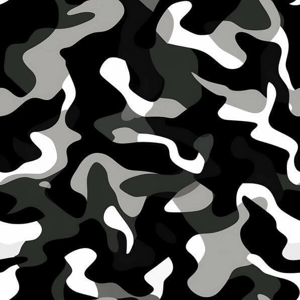 Download Smooth and Soft Black and White Camouflage Pattern Patterns ...