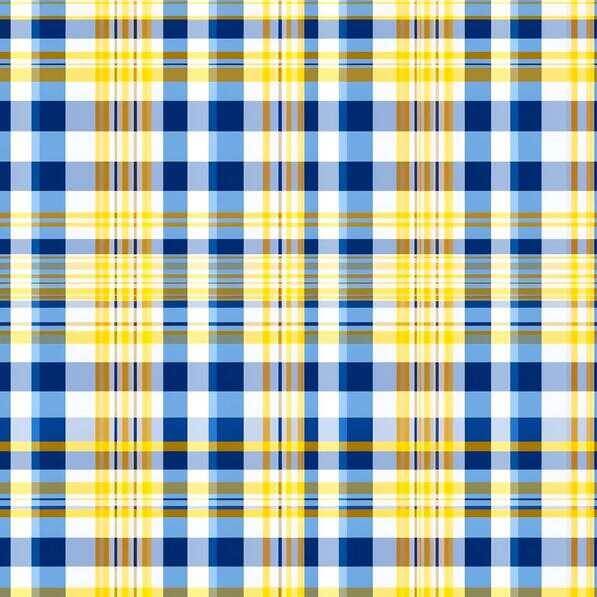 Download Vibrant Blue and Yellow Plaid Pattern Patterns Online ...