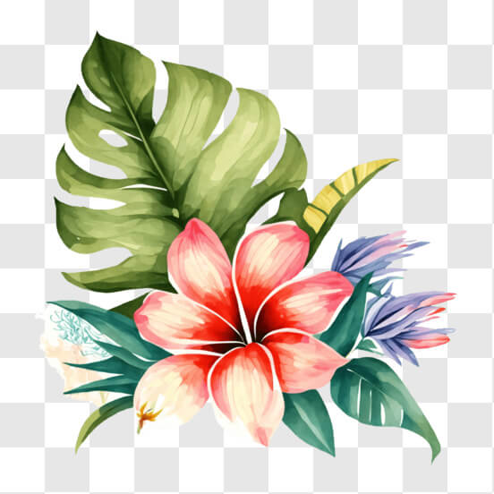 Tropical Flower PNG - Download Free & Premium Transparent Tropical ...