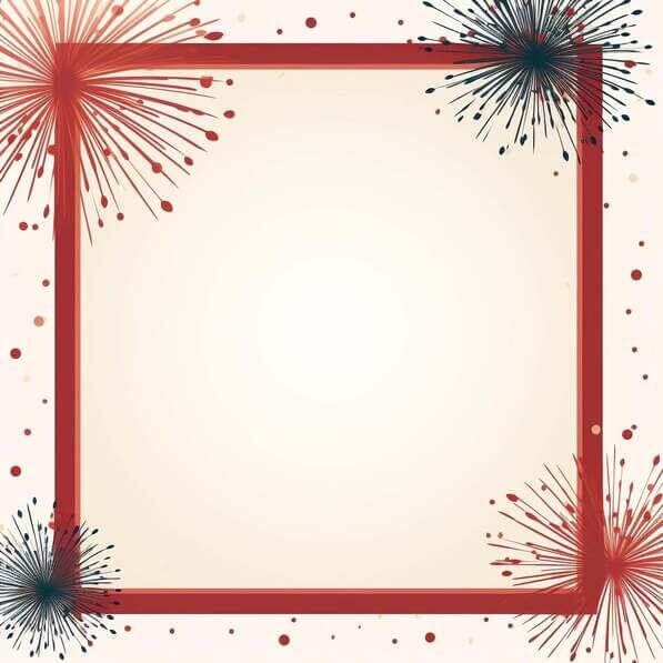 Download Independence Day Celebration Frame with Fireworks Backgrounds ...