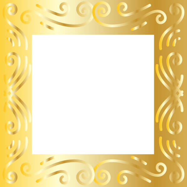 Download Elegant Ornate Gold Frame for Displaying Visual Content Frames ...
