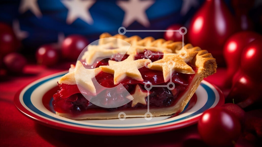 Pastel de Bandera Estadounidense - Un Delicioso Patriótico fotos de ...