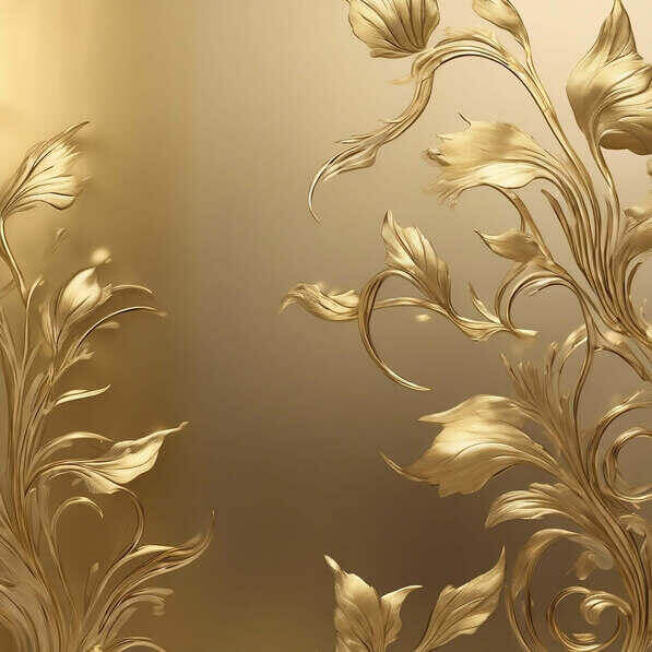 Download Gold Floral Abstract Design Backgrounds Online - Creative Fabrica