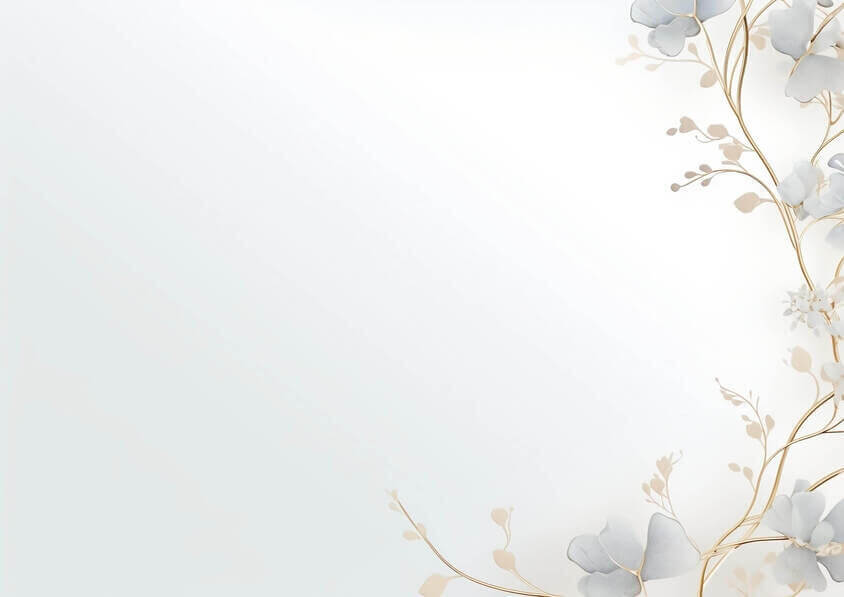 Download White Floral Background for Various Occasions Backgrounds ...