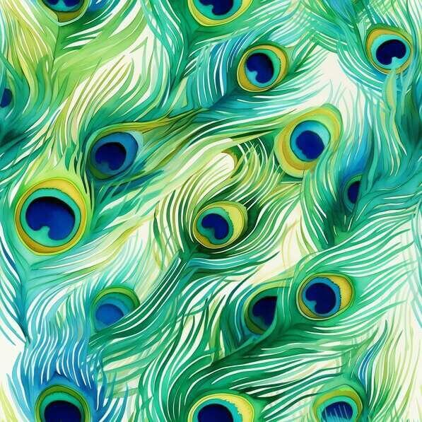 Download Colorful Peacock Feathers Abstract Painting Patterns Online ...